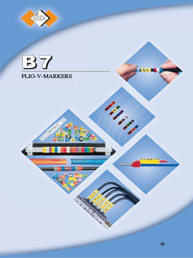 SES PLIO PVC Wire Markers en 0415 | PDF | Resistencia Eléctrica y ...