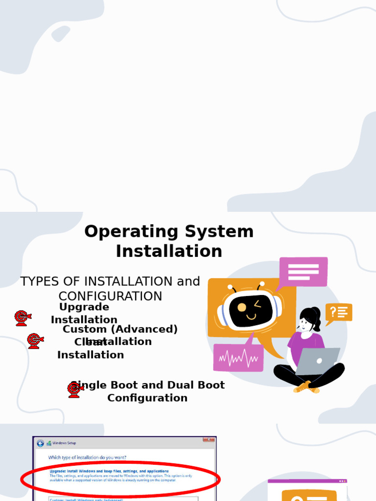 Os Installation Types | PDF | Booting | Installation (Computer Programs)