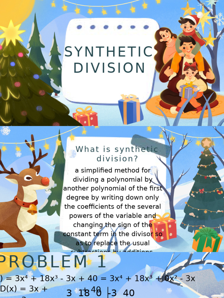 Synthetic Division | PDF