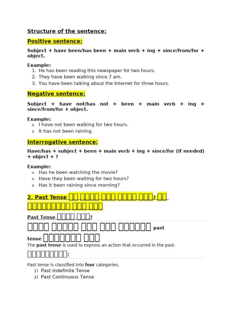 Sentence Structure | PDF