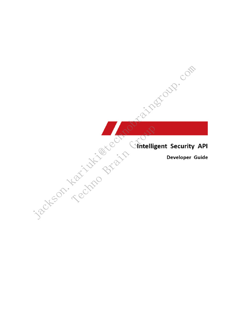 ISAPI Protocol Guide for Security Devices | PDF | Internet Protocol ...