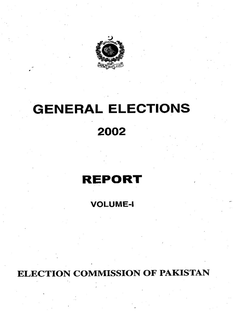 2002 Election Report | PDF