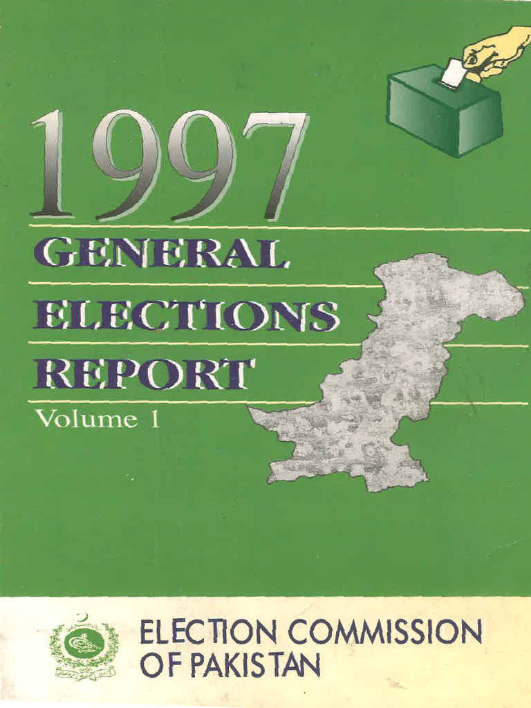 Pakistan General Elections Report 1997 | PDF | Governance | Government ...