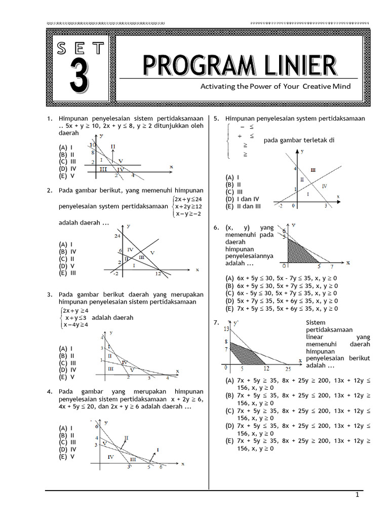 3 Program Linear - 084348 | PDF