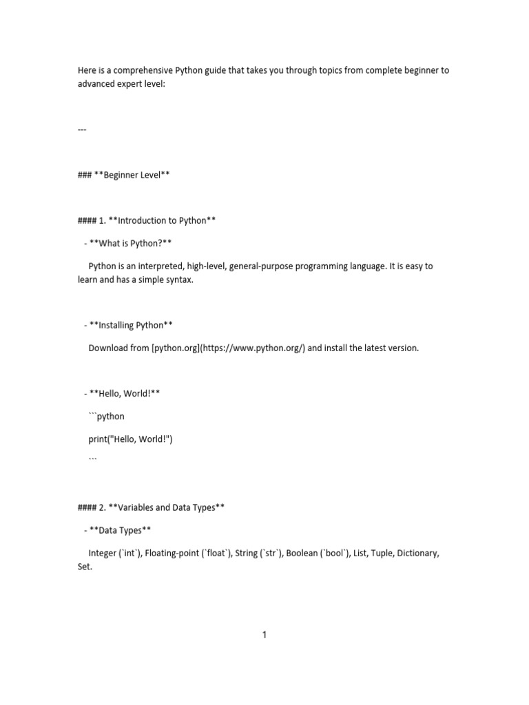 python notes | PDF | Python (Programming Language) | Control Flow python notes | PDF | Python (Programming Language) | Control Flow
