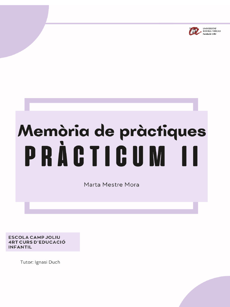 PRACTICUM II | PDF
