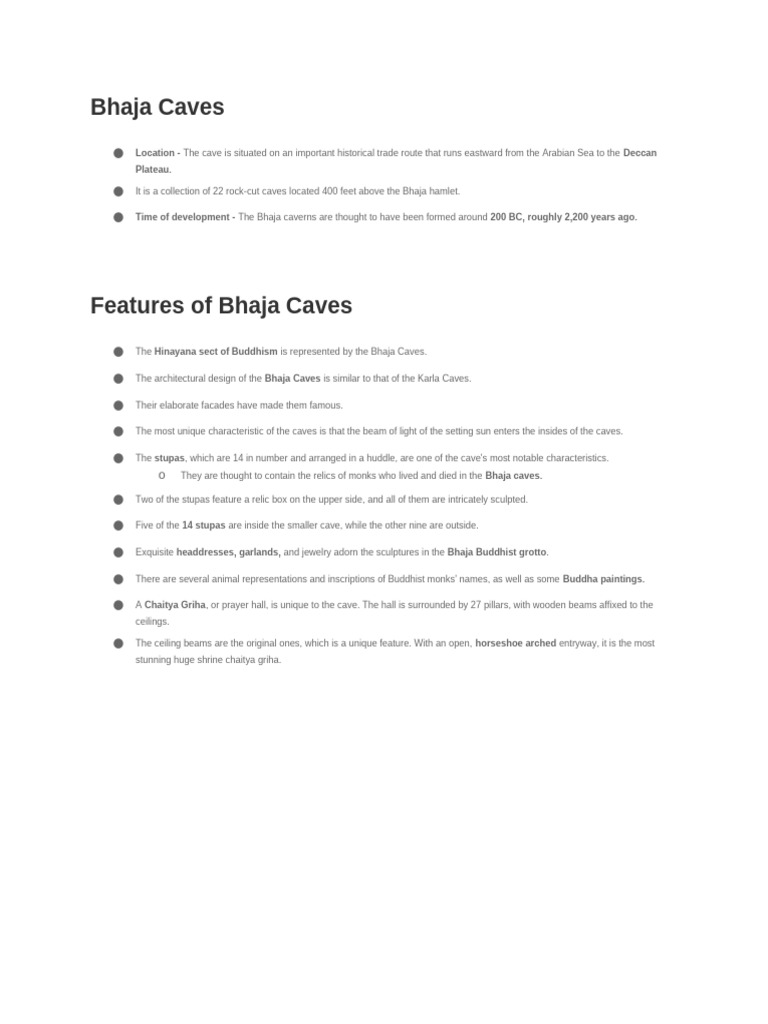 Bhaja-Caves | PDF