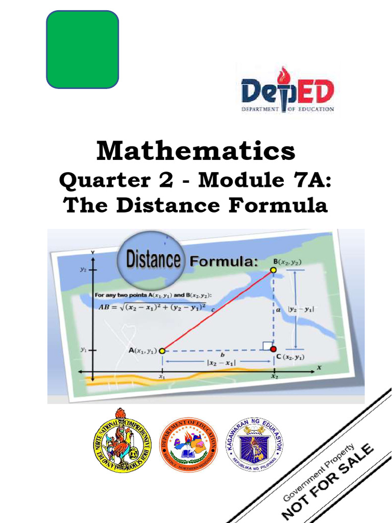 EMath G10 Q2M7C the-Distance-Formula | PDF | Elementary Mathematics ...