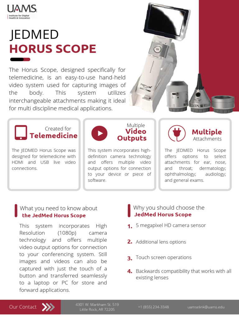 Jedmed Horus Scope Guide | PDF | Camera | Imaging
