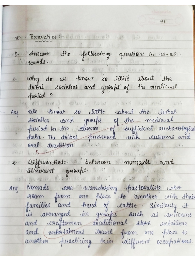 History Ch-7 Question & Answers | PDF