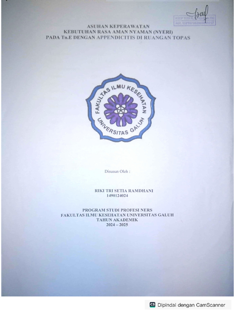 Askep - Riki Tri Setia Ramdhani | PDF