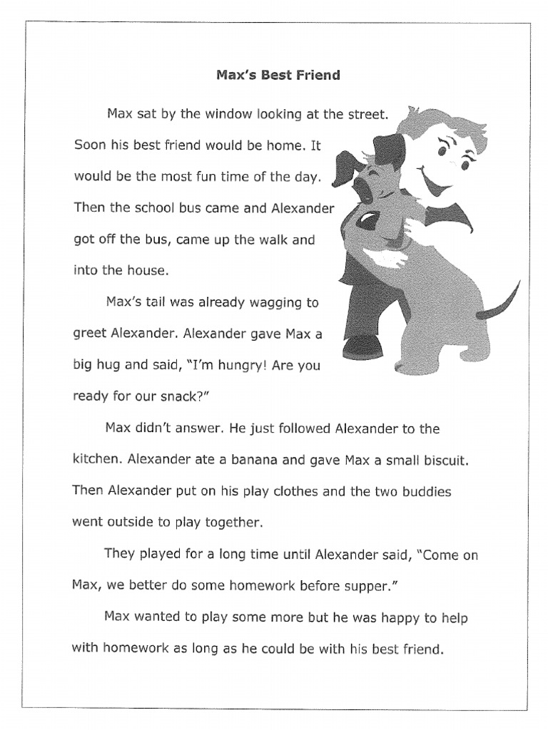 Max's Best Friend | PDF