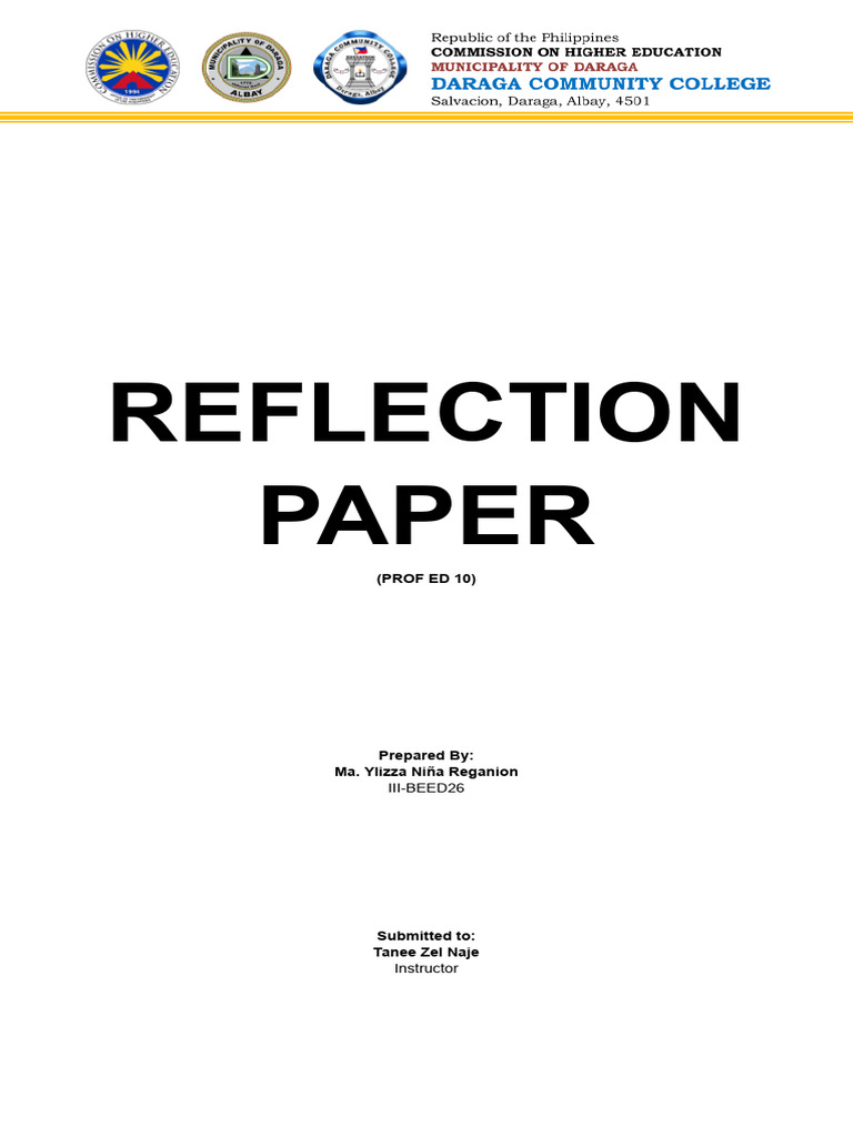 Reganion Reflection Outreachprogram | PDF | Literacy