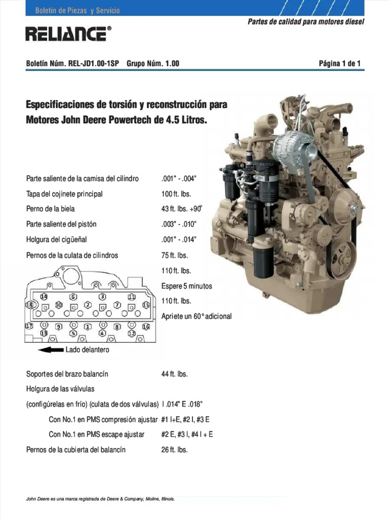 PDF John Deere 4045 - Compress | PDF | Ingeniería | Máquinas rotativas