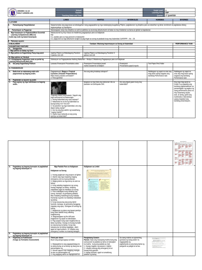 DLL-ESP 5_Q3_W3-Final | PDF