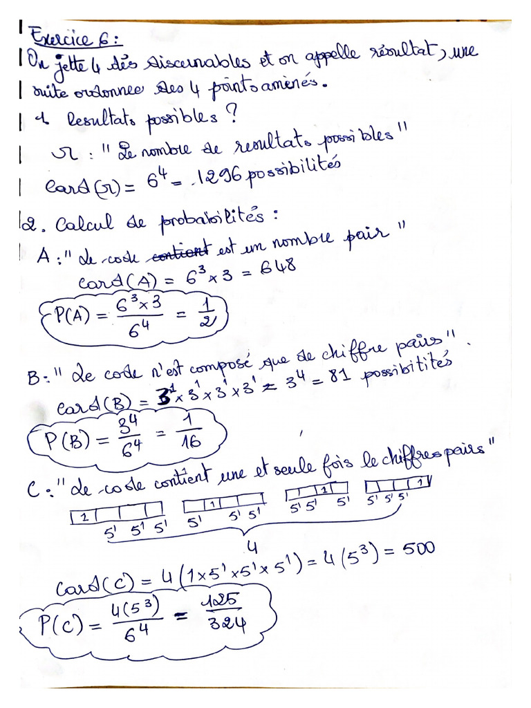Correction Exo 6 Proba | PDF