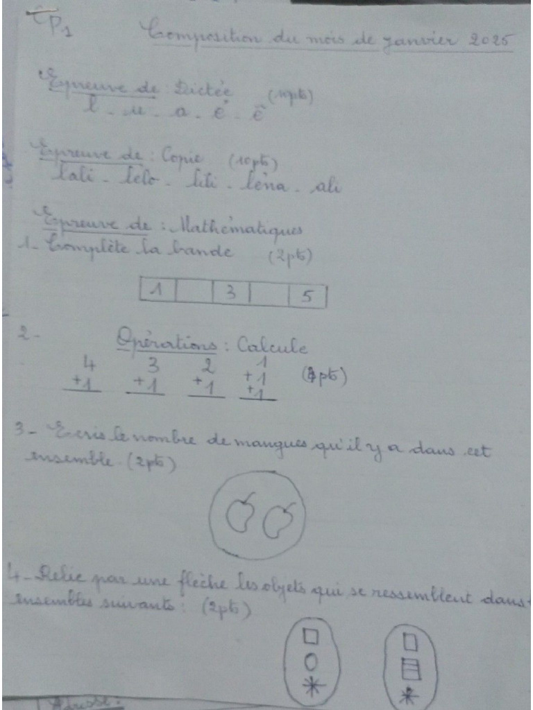 Sujet cp1 | PDF
