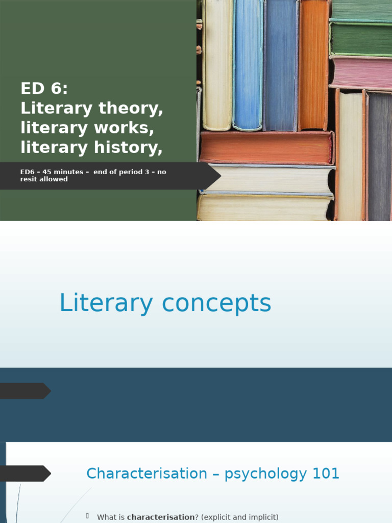 Literary Theory and History 23 24 | PDF | Narration | William Shakespeare