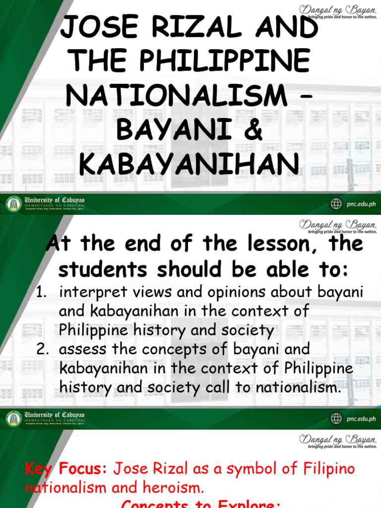 1. RIZAL Jose Rizal Bayani and Kabayanihahn (20241205154632) | PDF ...