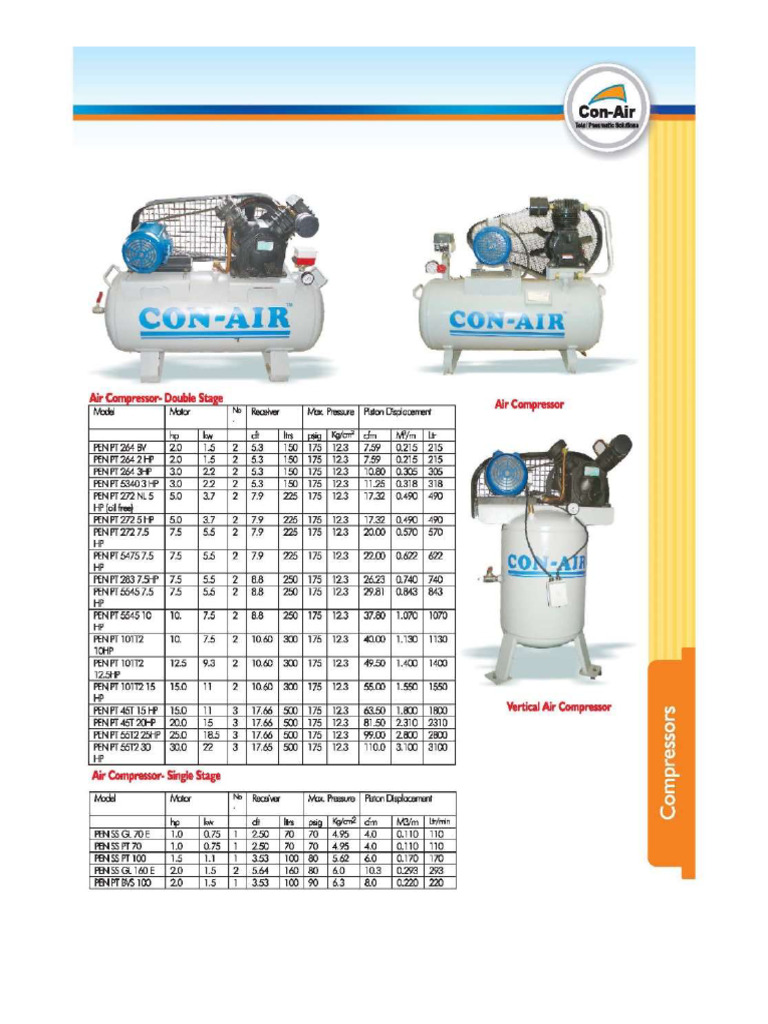 Compressor-Product Catalog | PDF
