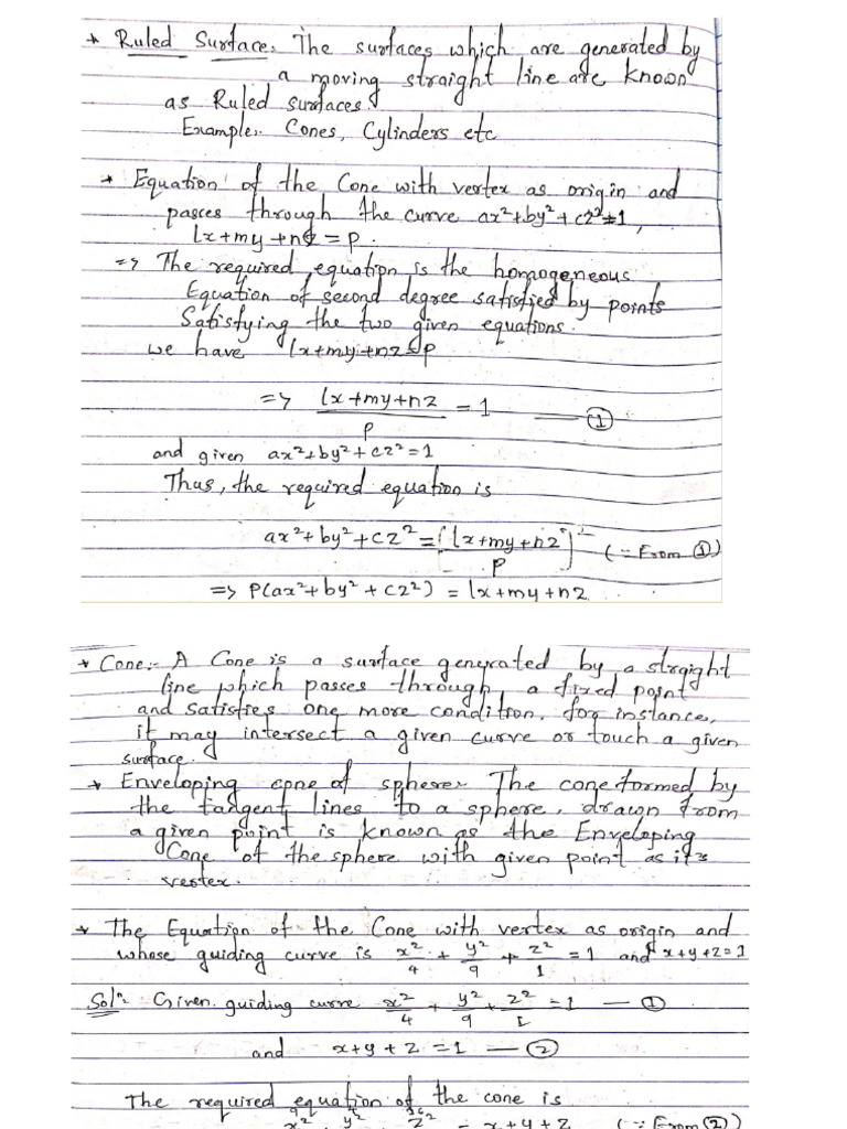 Analytical Geometry Unit2 | PDF