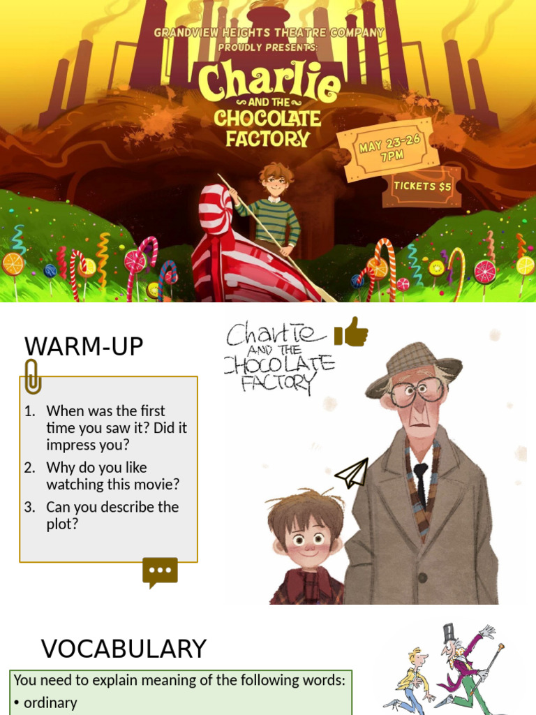 Charlie and The Chocolate Factory | PDF