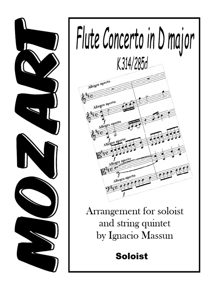 Mozart Concierto K314 - Solista | PDF