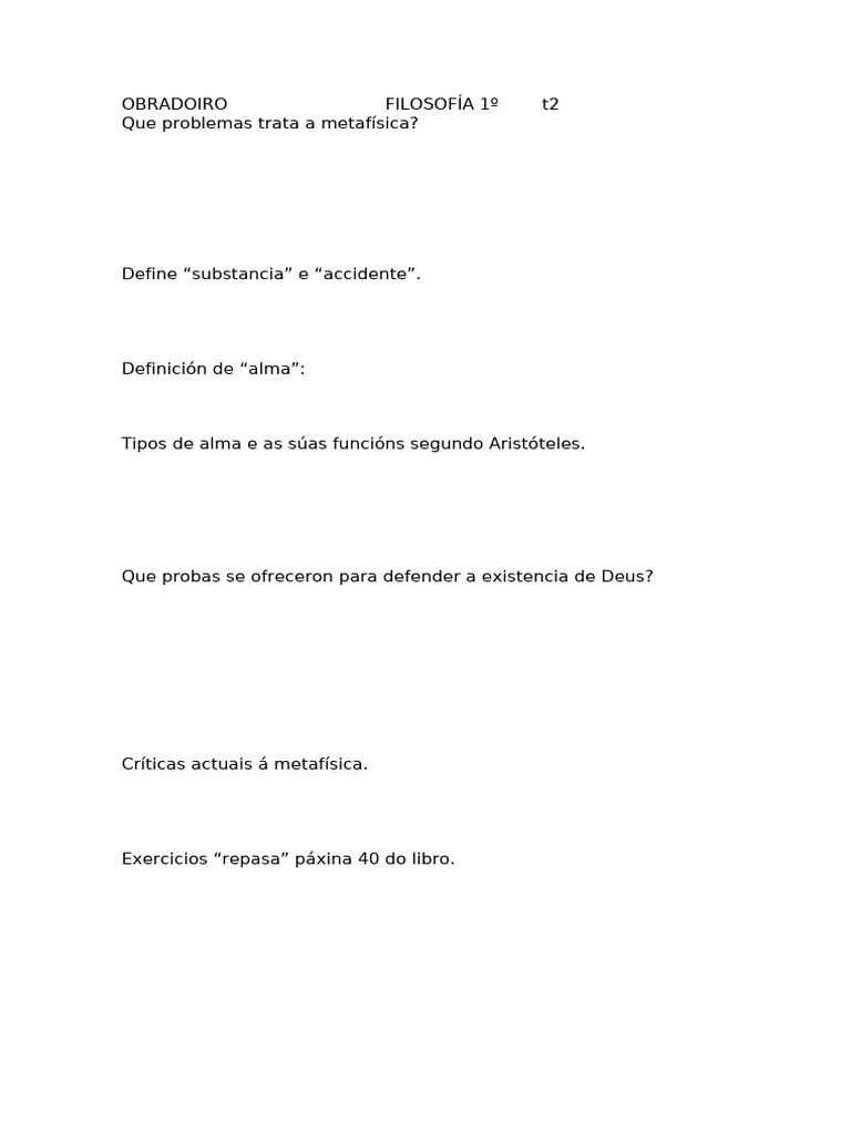 FILOSOFÍA 1º t2b | PDF