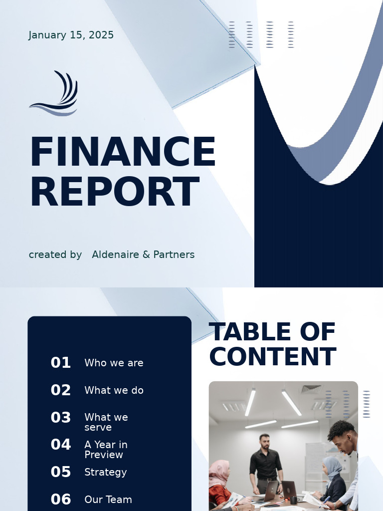 2025 Finance Report Overview | PDF