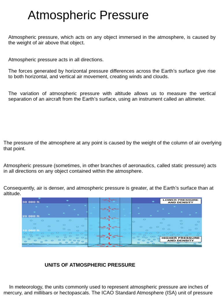 Meteorology Class Atmospheric Pressure | PDF | Atmospheric Pressure ...