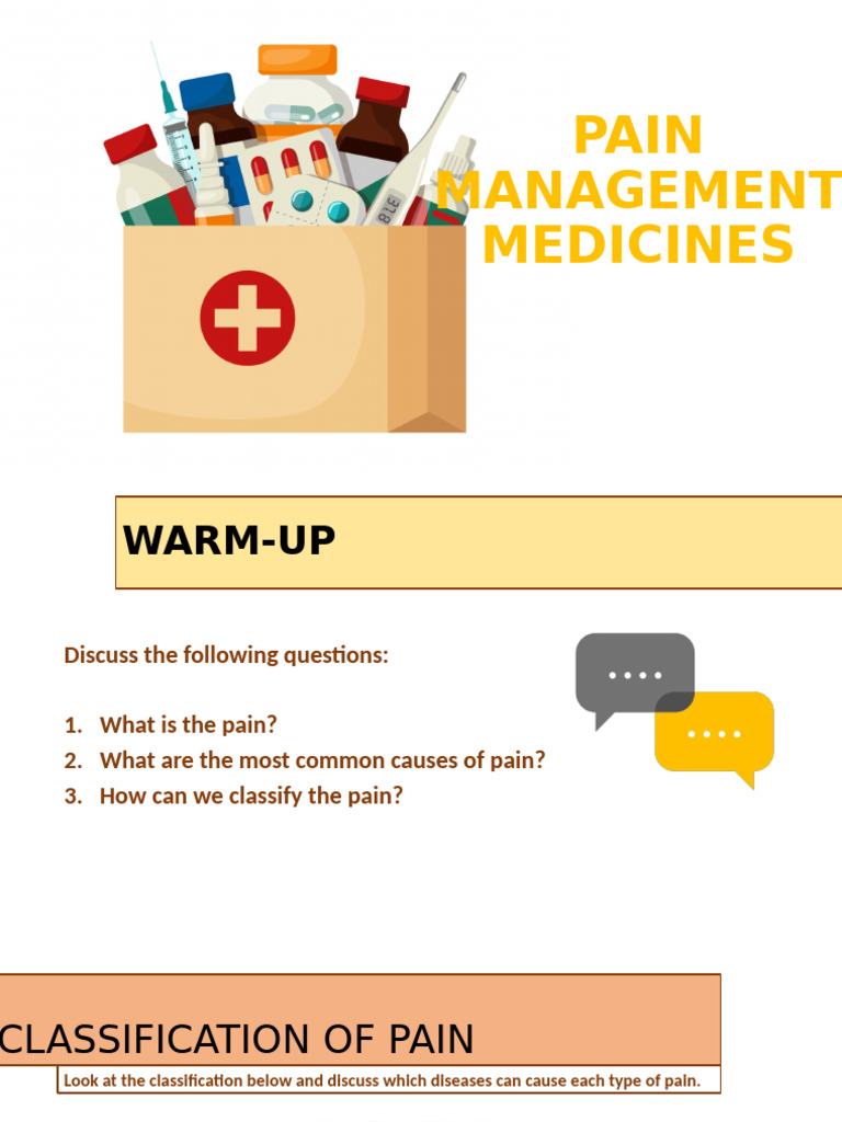 Pain Management Drugs | PDF