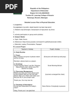 Detailed Lesson Plan in Basic Skills in Table Tennis by John Lester ...