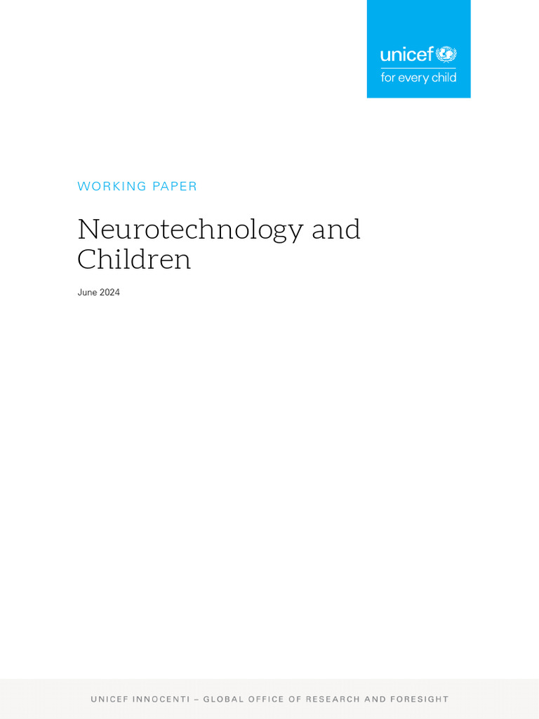 Neurotech's Impact on Children | PDF | Electroencephalography | Brain