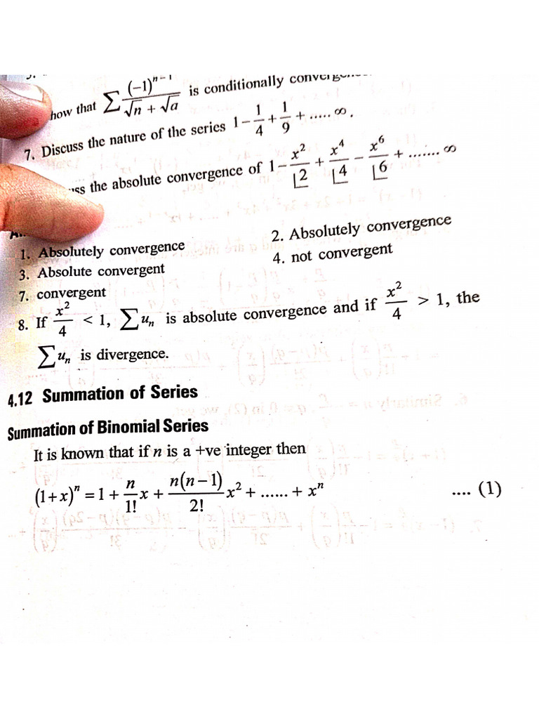 Binomial Exponential and Logarithmic Series | PDF