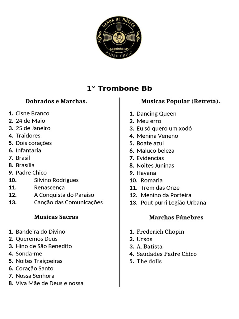 1° Trombone | PDF