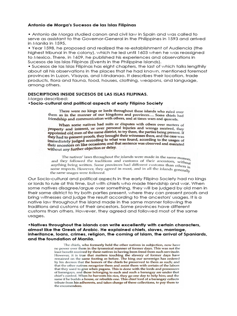 HISTORY-101-ANTONIO-DE-MORGA | PDF | New Spain | Philippines