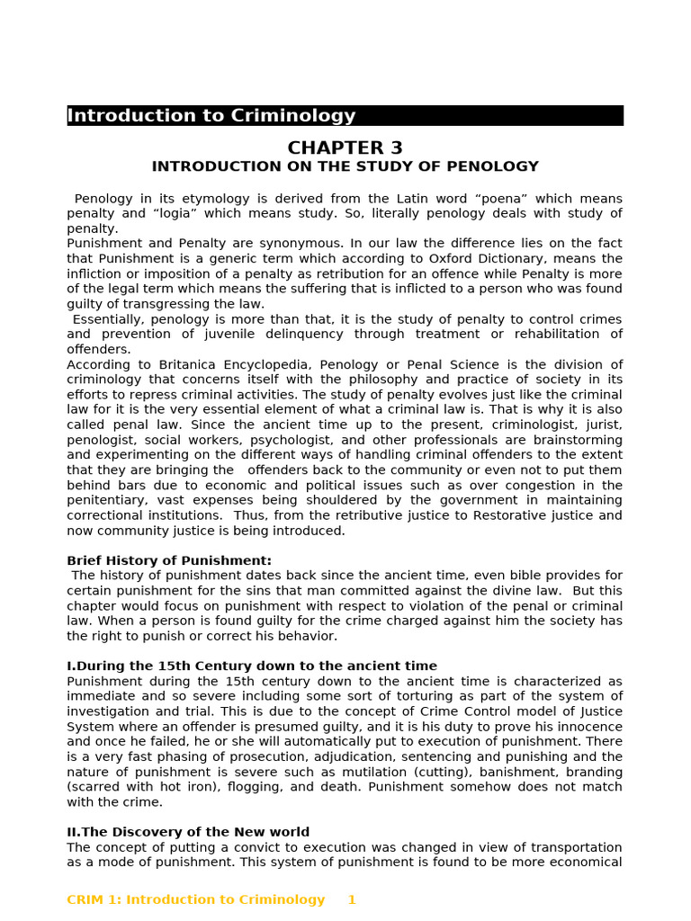 Chapter 3-6, Intro To Criminology | PDF | Forensic Science | Fingerprint