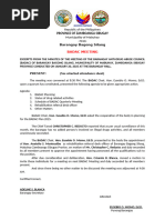 BADAC Meeting Minutes 2024-2025 | PDF