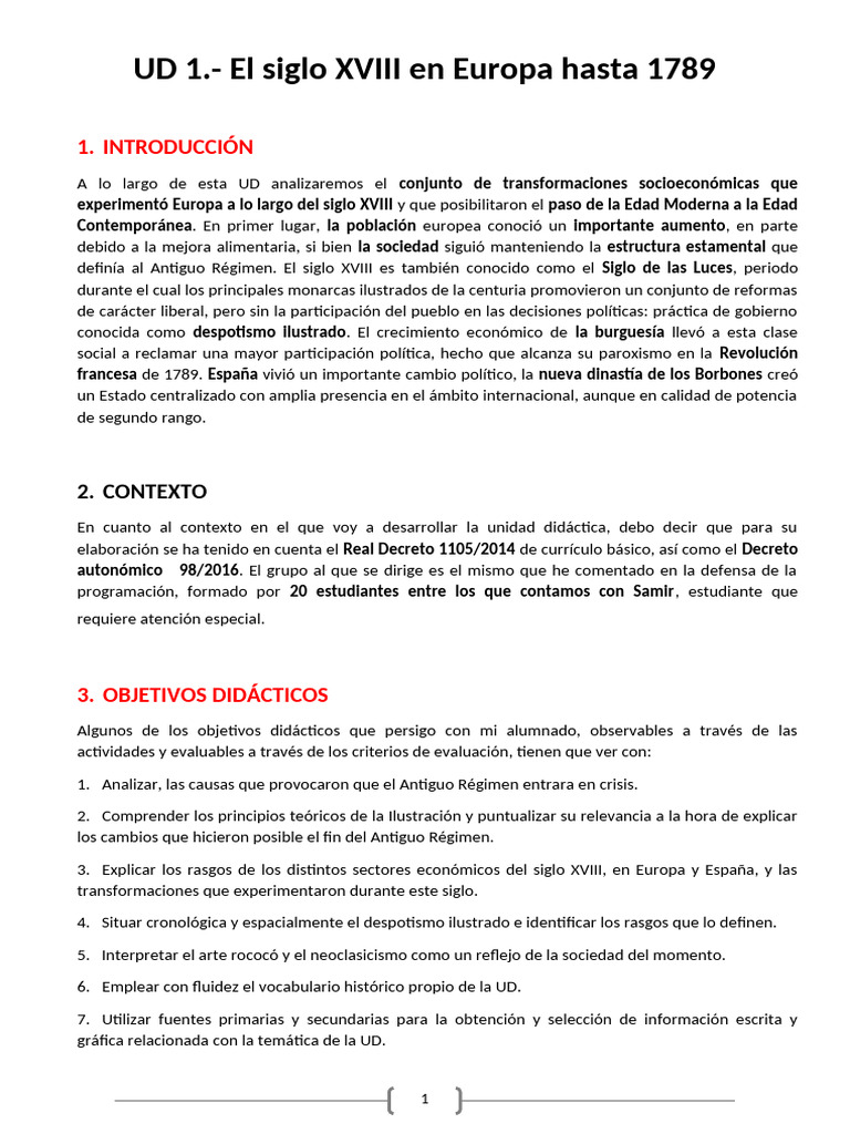 Exposición UD 1 | PDF | Evaluación | Plan de estudios