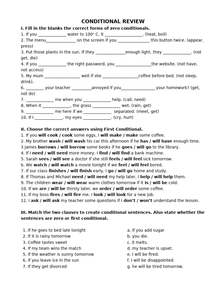 CONDITIONAL REVIEW | PDF