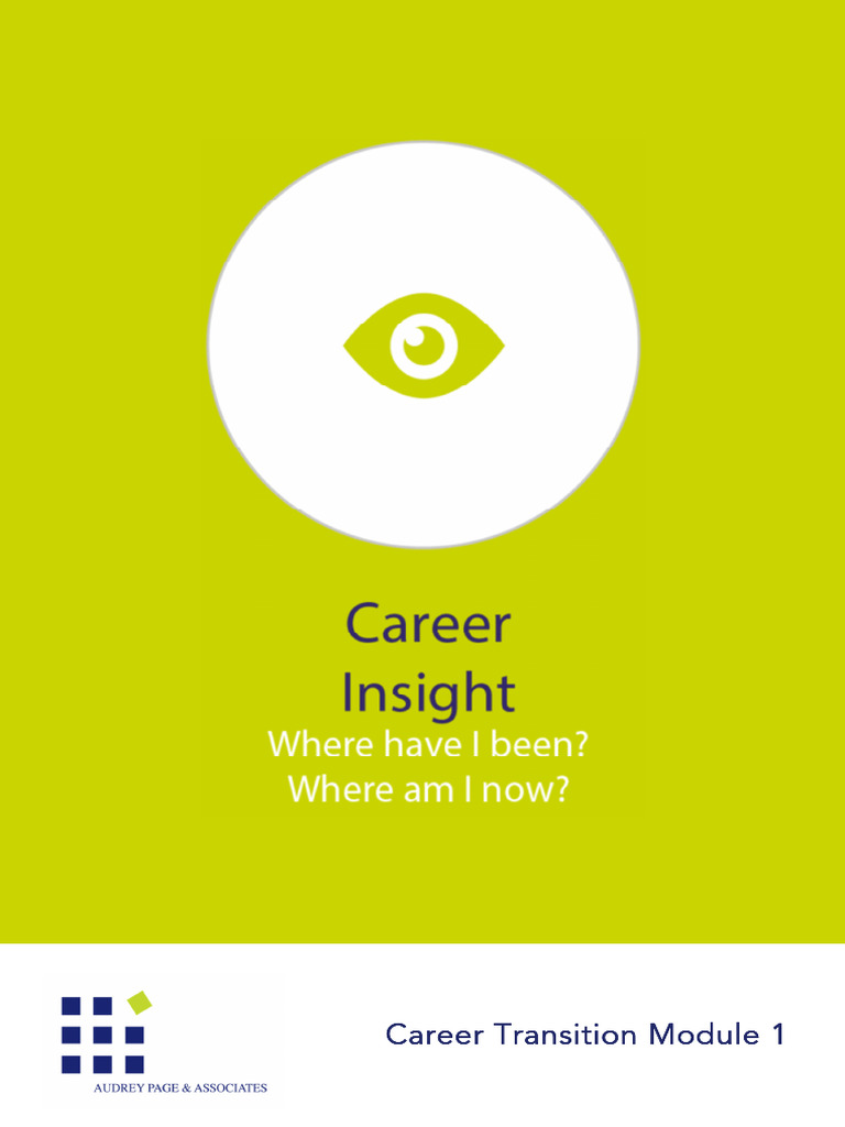 Module 1. Career Insight - FF | PDF | Knowledge | Social Psychology