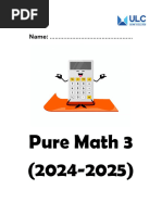 A-Level Maths 9709 Cheat Sheet P1 | PDF | Quadratic Equation | Mathematics