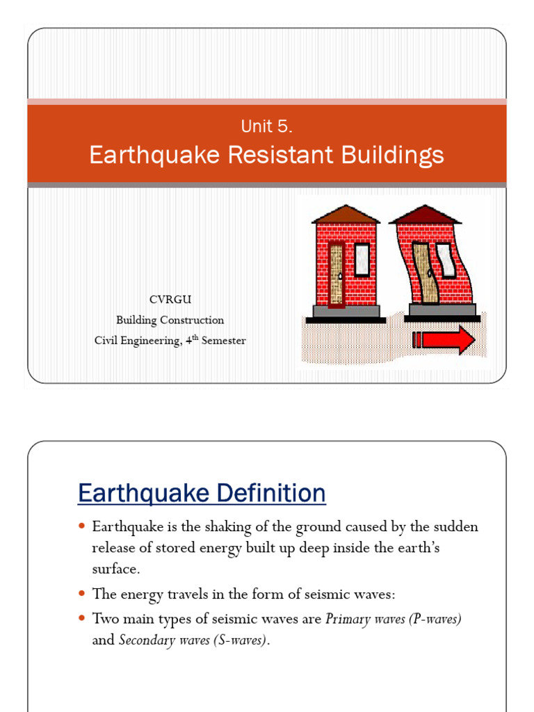 Building Materials Pdfs | PDF | Earthquakes | Earthquake Engineering