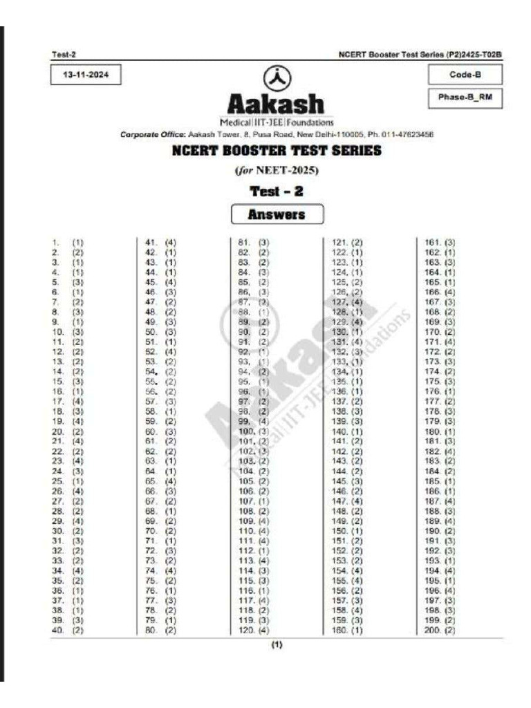 NBTS 2 Phase 2 Offical Ans ? | PDF