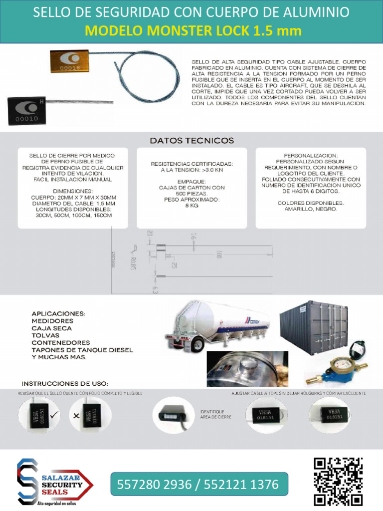 13 MONSTER LOCK 1.5 MM | PDF