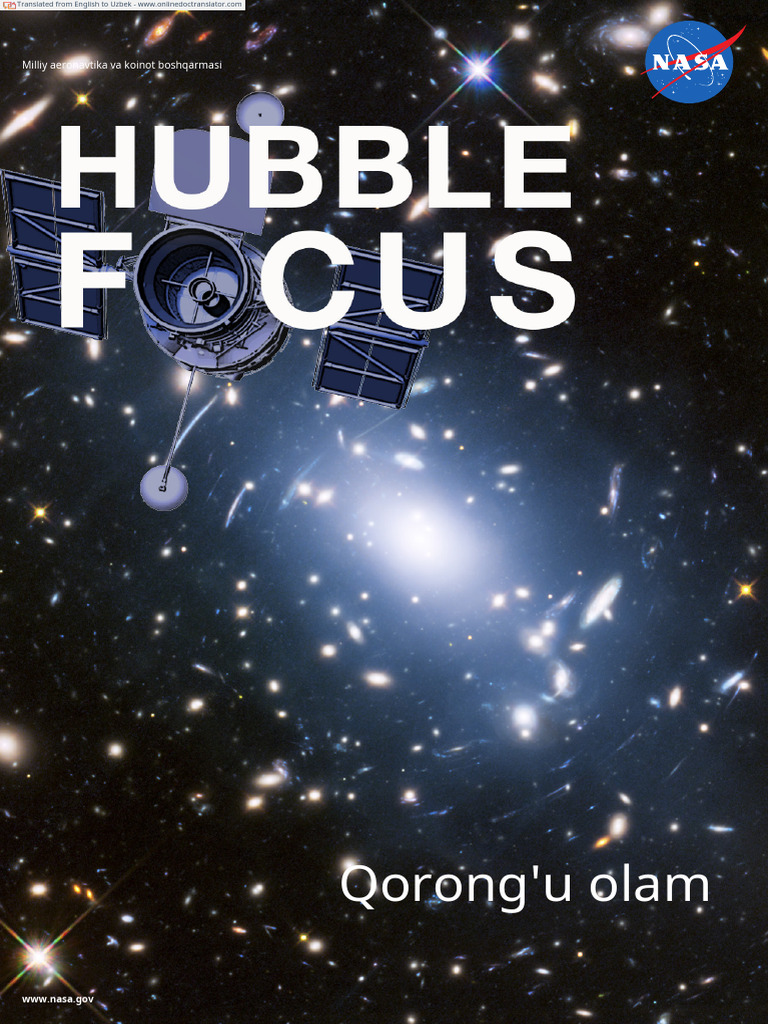 Nasa Hubble Focus Dark Universe 2024 Apr V2.en - Uz | PDF