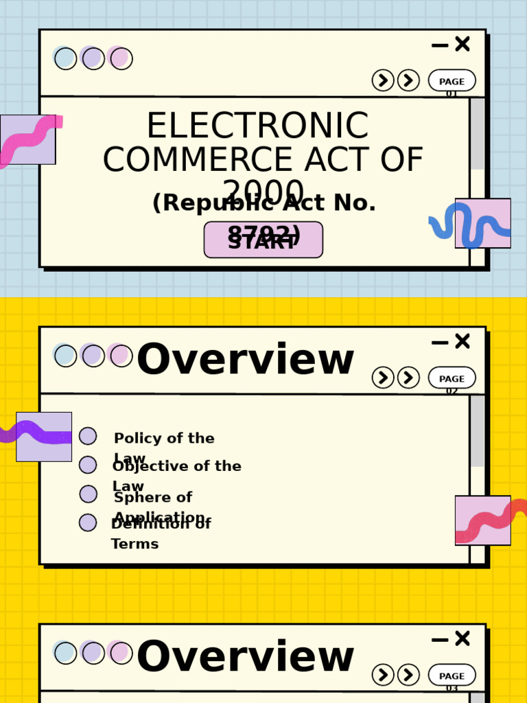 E Commerce Act R.A. No. 8792 | PDF | Affidavit | Authentication