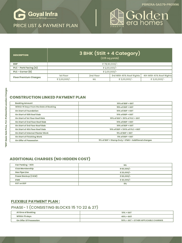 New Golden Era price list 17version Curved | PDF