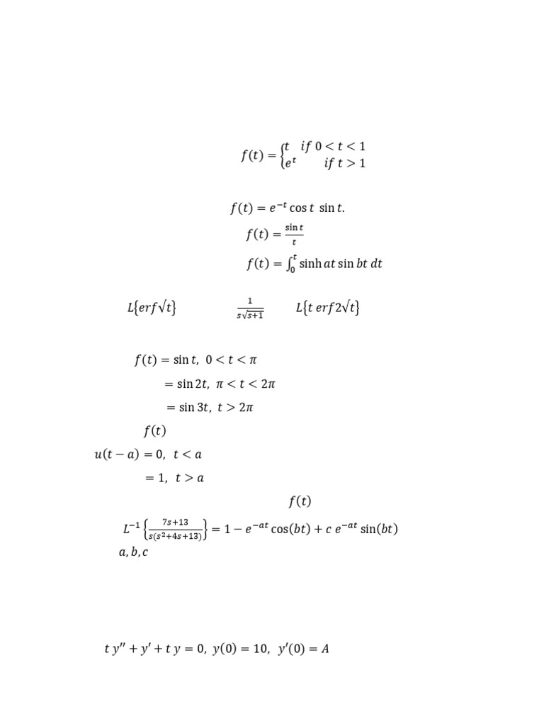TC Mid-sem question and solution | PDF | Laplace Transform | Differential Calculus