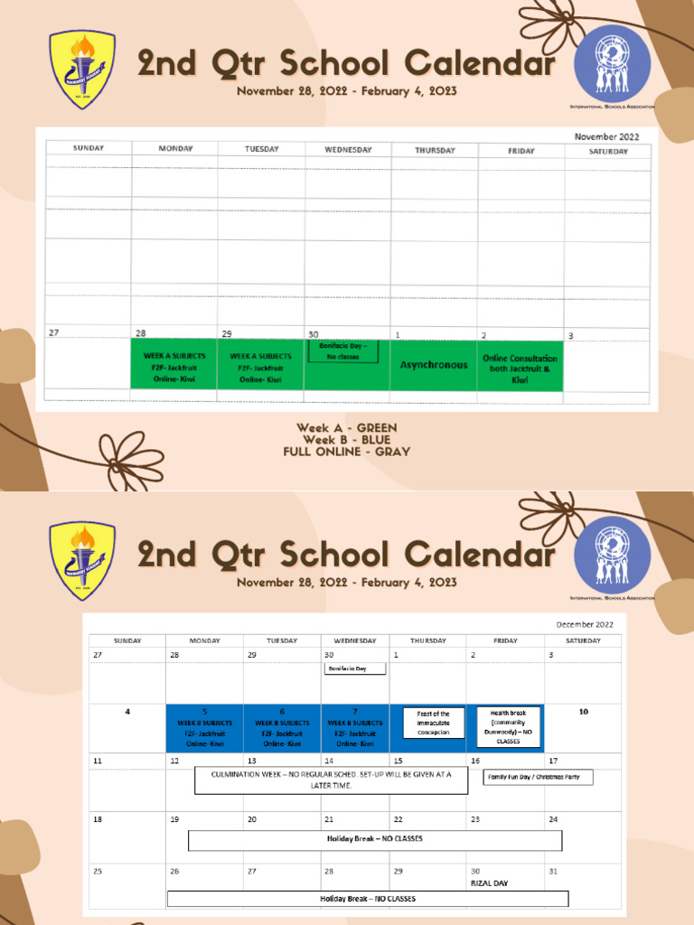2nd QTR Calendar Grade 3 | PDF